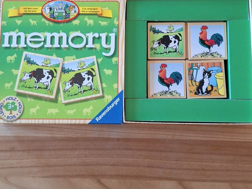 Ravensburger Memory Holzspiel Bauernhof Tiere 3+ Jahre (Gebraucht) in ...
