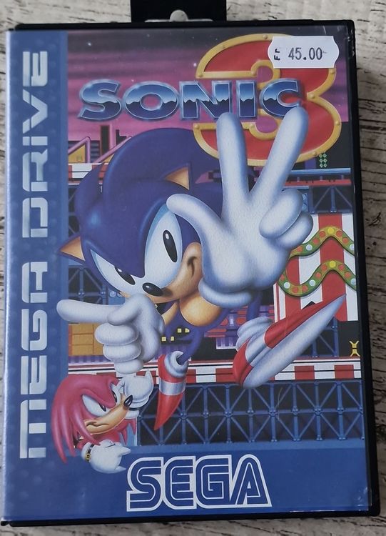 Sega Mega Drive Spiel - Sonic 3 OVP (Gebraucht) in Arisdorf für CHF 45 – nur Abholung auf ...