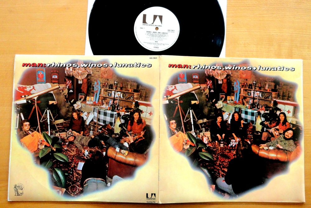 LP MAN rhinos winos + lunatics UA 1974 UK PROG ROCK (Gebraucht) in ...