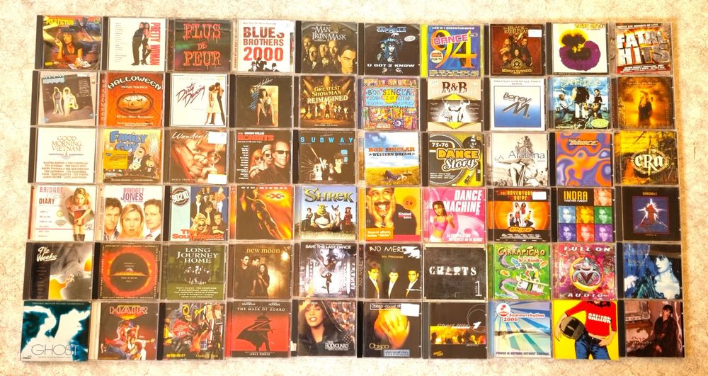 Lot Sammlung 60 Cd Movies,Films, Dance Music, etc Lot 10 (Gebraucht) in ...