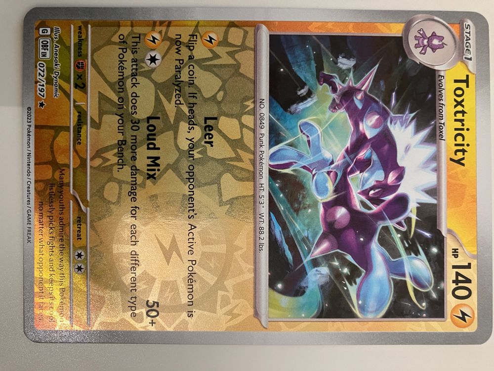 Pokemon Toxtricity Reverse (Gebraucht) in Ruggell für CHF 0.2 – mit ...