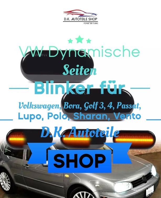 VW Blinker Dynamische LED Bora Golf 3, 4, Passat, Lupo, Polo | Kaufen auf Ricardo