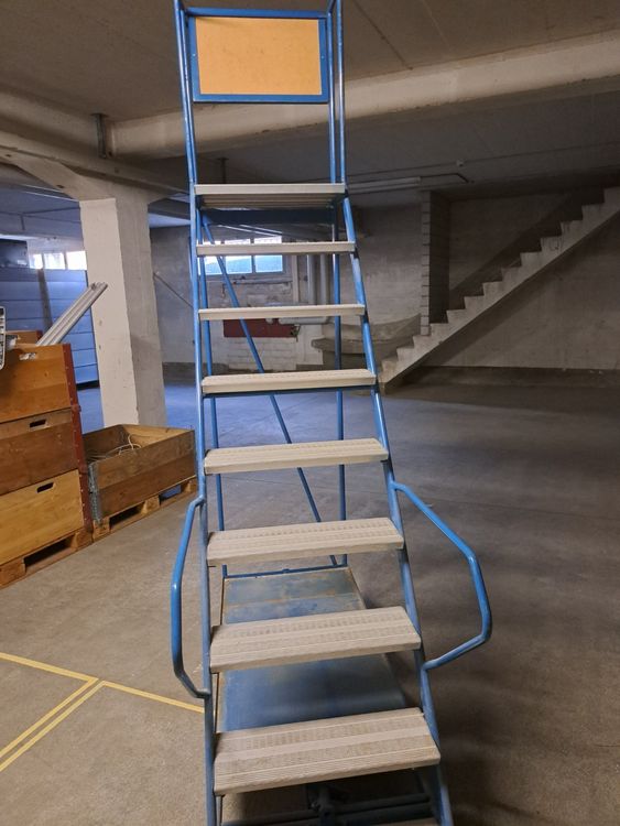 Lagerleiter Regalleiter Rollleiter Rollgerüst Leiter Podest (Gebraucht ...