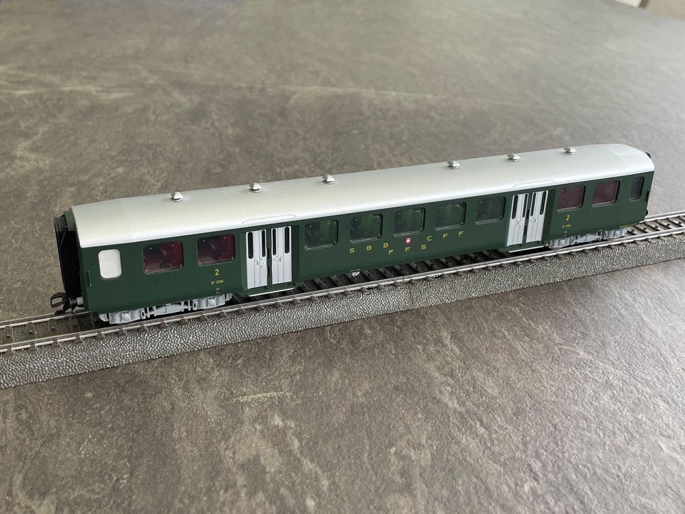 MÄRKLIN 43362 SBB Personenwagen Leichtstahlwagen 2. Kl. (Gebraucht) in ...