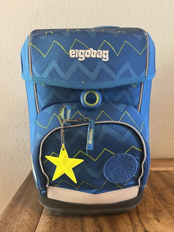 Ergonomischer Schulranzen Ergobag blau grün für Primarschule (Gebraucht ...