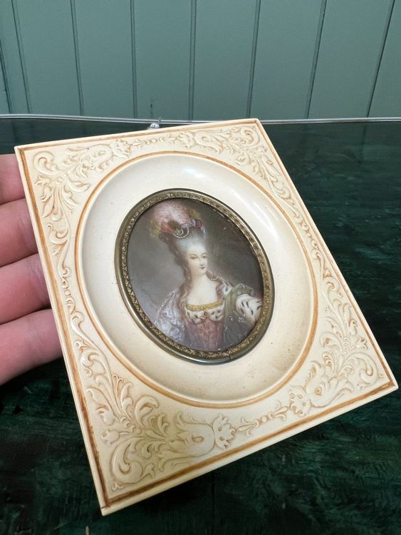 Miniatur Aquarell von Mdm. Pompadour | Kaufen auf Ricardo