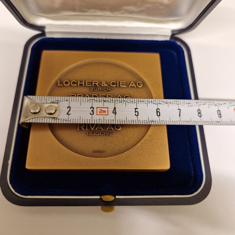 Medaille Durchschlag Seelisbergtunnel 1976 (Gebraucht) in Stans für CHF ...