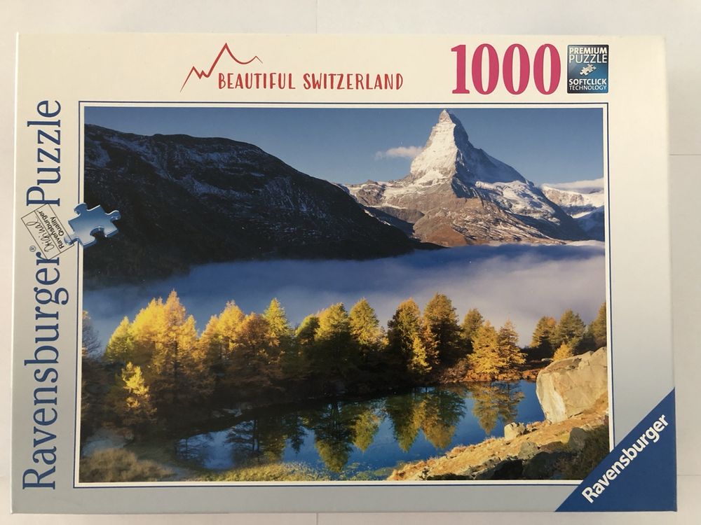 Ravensburger Puzzle 1000 Teile Matterhorn Schweiz Landschaft (Gebraucht) in Dürnten für CHF 10 ...