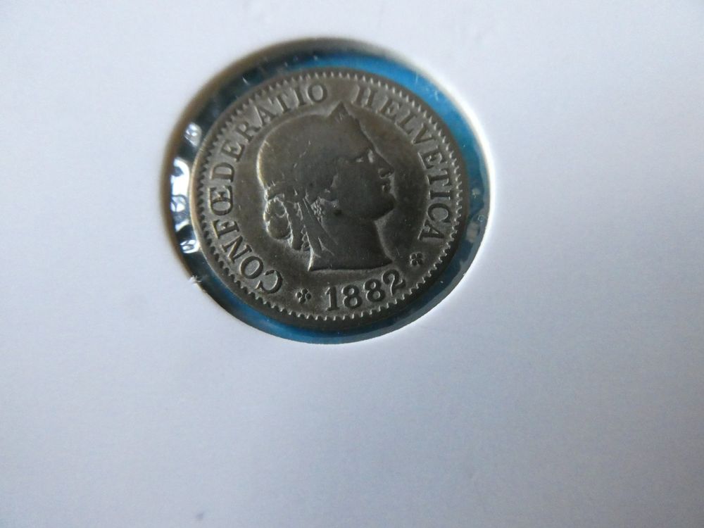 Schweiz 1882, 5 Rappen (Gebraucht) in Hinterforst für CHF 1 – mit Lieferung auf Ricardo kaufen