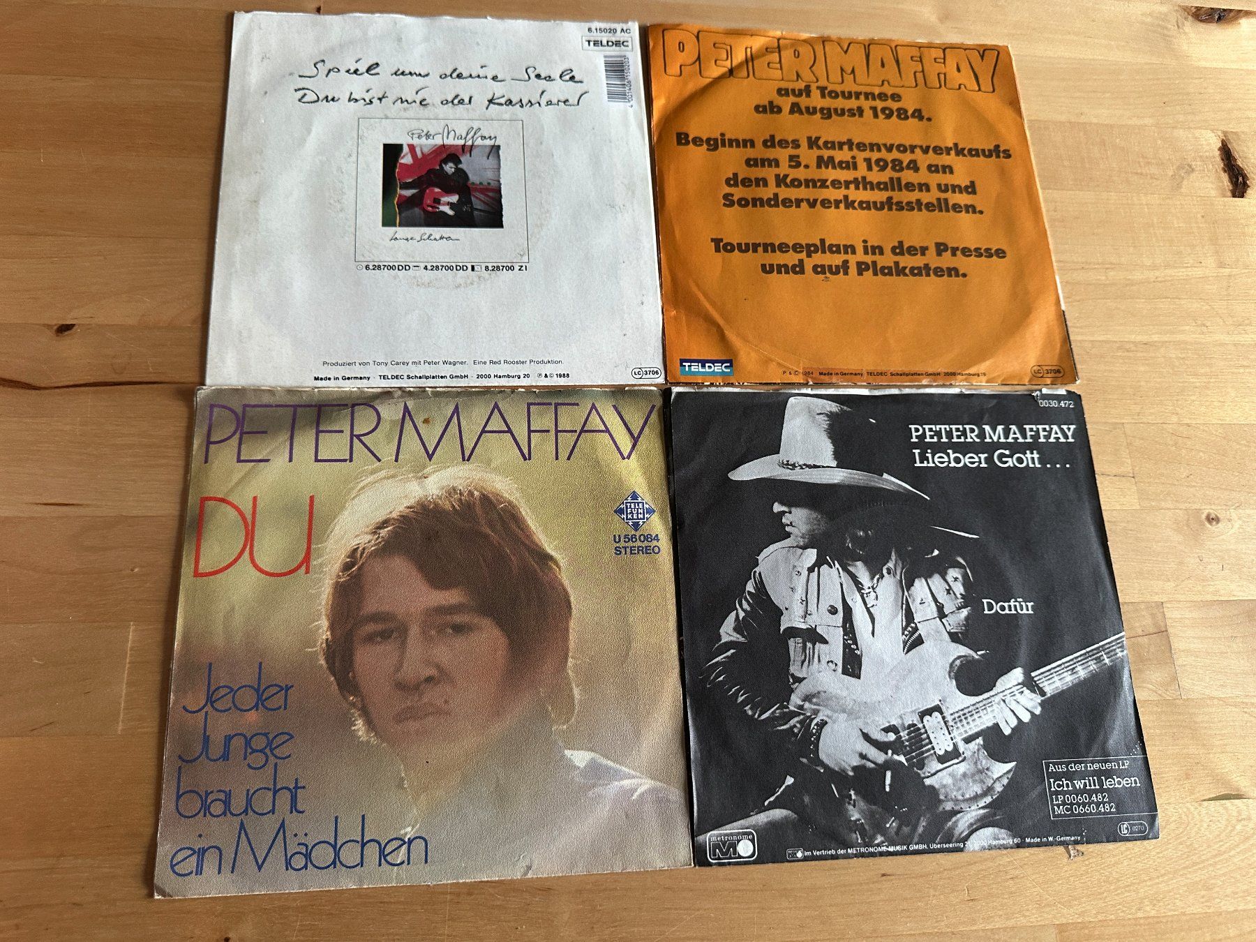 PETER MAFFAY tolle rare Single Sammlung Kult Top Hits DU (Gebraucht) in ...