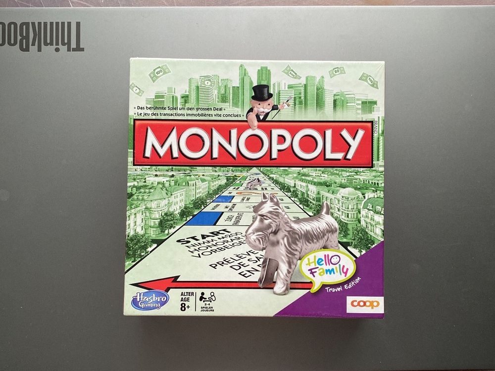 NEU: Originalverpackt! Monopoly-Spiel (Neu und originalverpackt) in Buonas für CHF 11 – mit ...