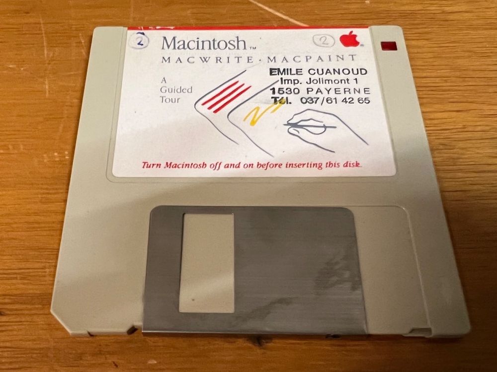 Macintosh MacWrite - MacPaint F690-5006-C en Français (Gebraucht) in ...