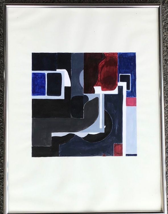 Moderne Gemälde unleserlich signiert | Kaufen auf Ricardo