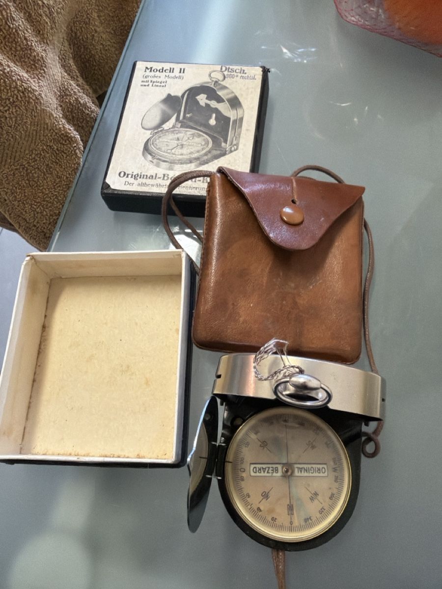 Original Bézard Kompass Modell II mit Spiegel & Lineal (Gebraucht) in ...