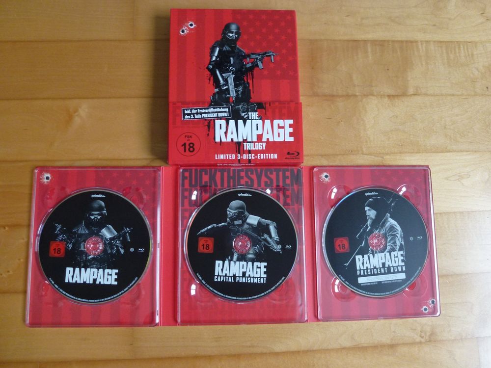 The Rampage Trilogy (Limited Edition, 3 Blu-Rays) | Kaufen auf Ricardo