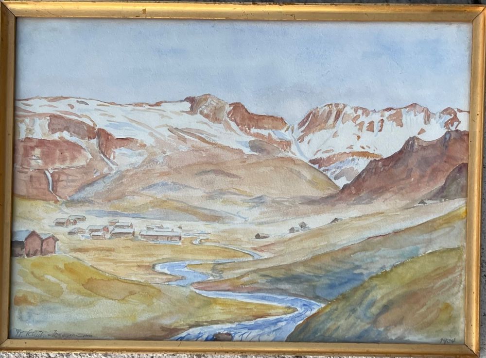 Aquarell Landschaft signiert (Gebraucht) in Root für CHF 5 – mit Lieferung auf Ricardo kaufen