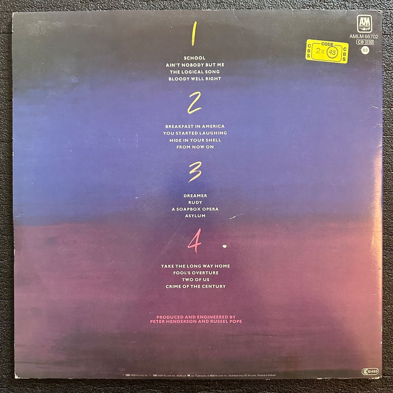 LP - Supertramp - Paris (Usato) a Breganzona per CHF 14 – solo ritiro ...