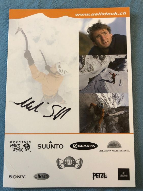 Ueli Steck - original Autogramm | Kaufen auf Ricardo
