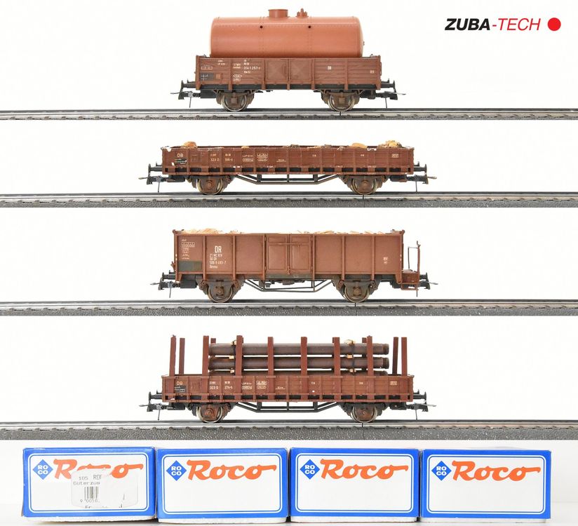 Roco 4x Güterwagen der DR H0 GS mit OVP (Gebraucht) in St. Gallen für CHF 42 – mit Lieferung auf ...