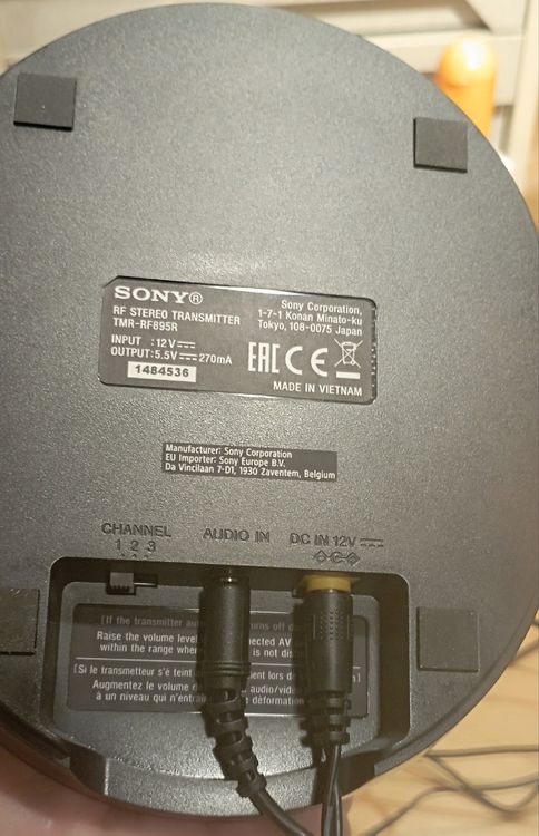 Sony Funkkopfhörer TMR-RF895R 🎧🎶📻 (50) (Gebraucht) in Fislisbach für ...