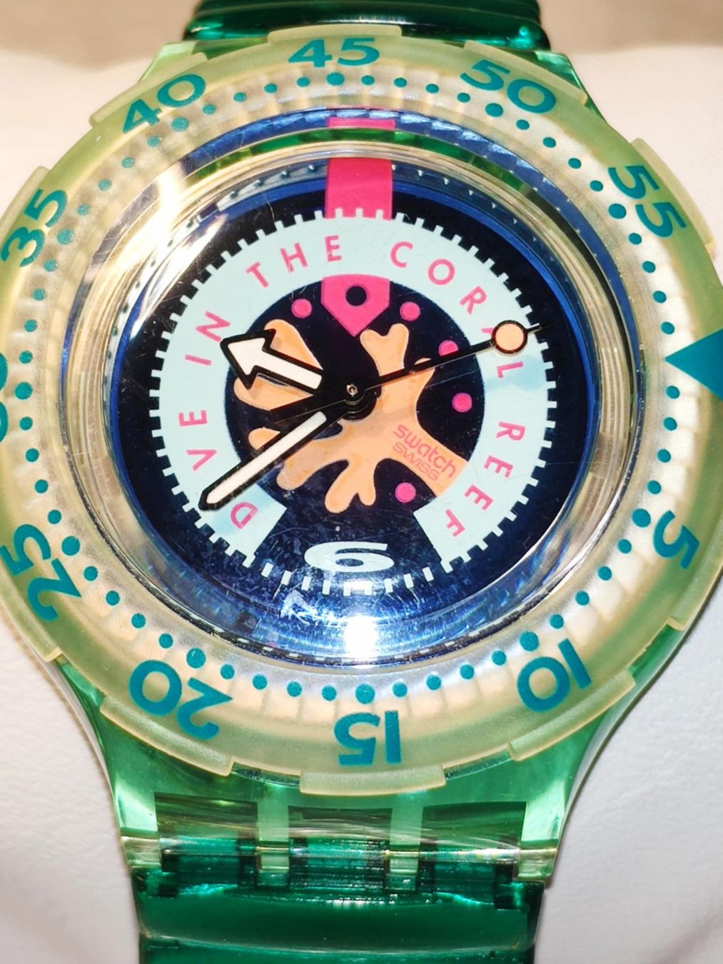 Swatch Scuba dive in the coral reef Mint RARE Neu/Nouveau (Neu (gemäss ...