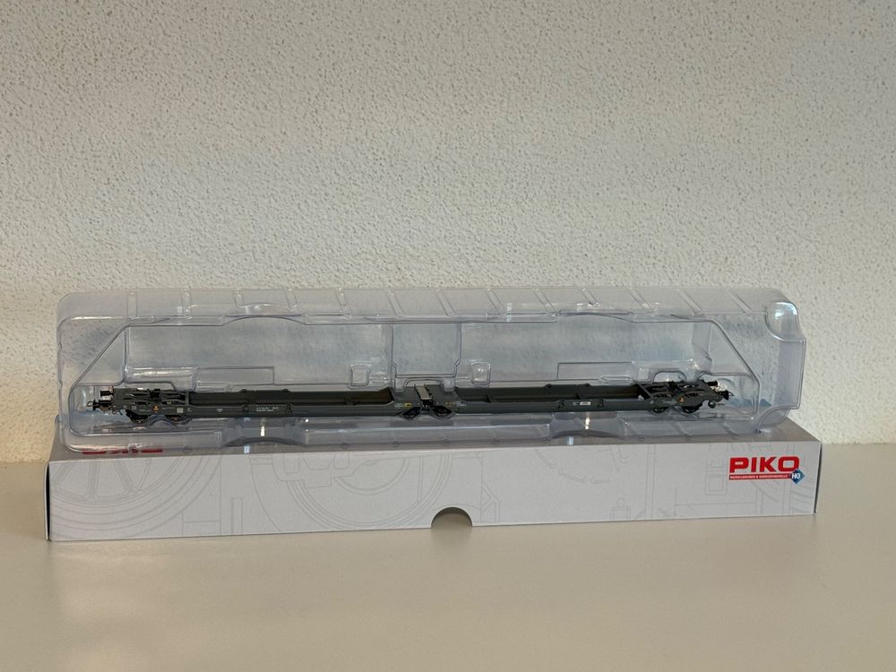 PIKO 24605 CH-HUPAC Taschenwagen T3000e H0 DC neu (Neu und ...