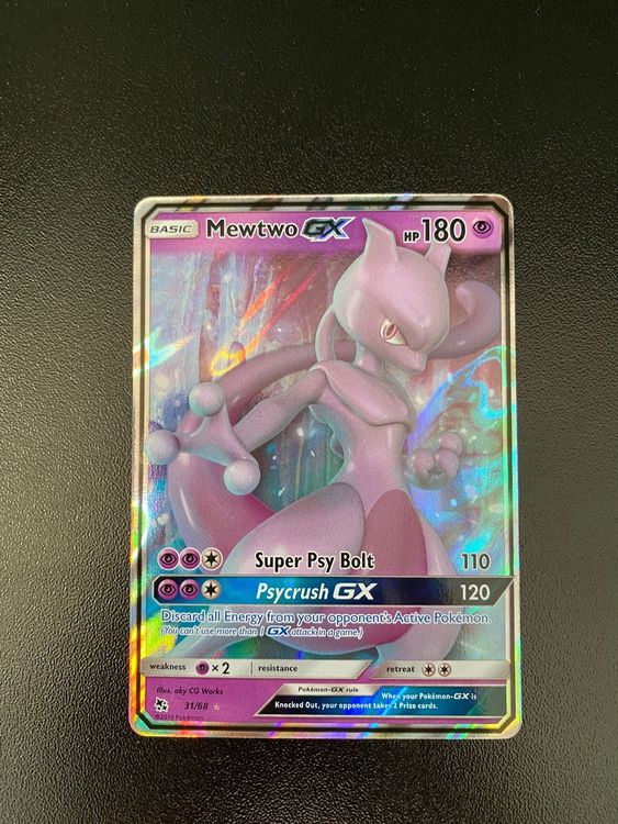 Mewtwo GX Hidden Fates Pokemon Card (Neu (gemäss Beschreibung)) in ...