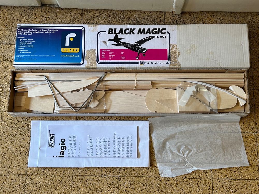 Avion RC Flair Black Magic FL1026 | Kaufen auf Ricardo