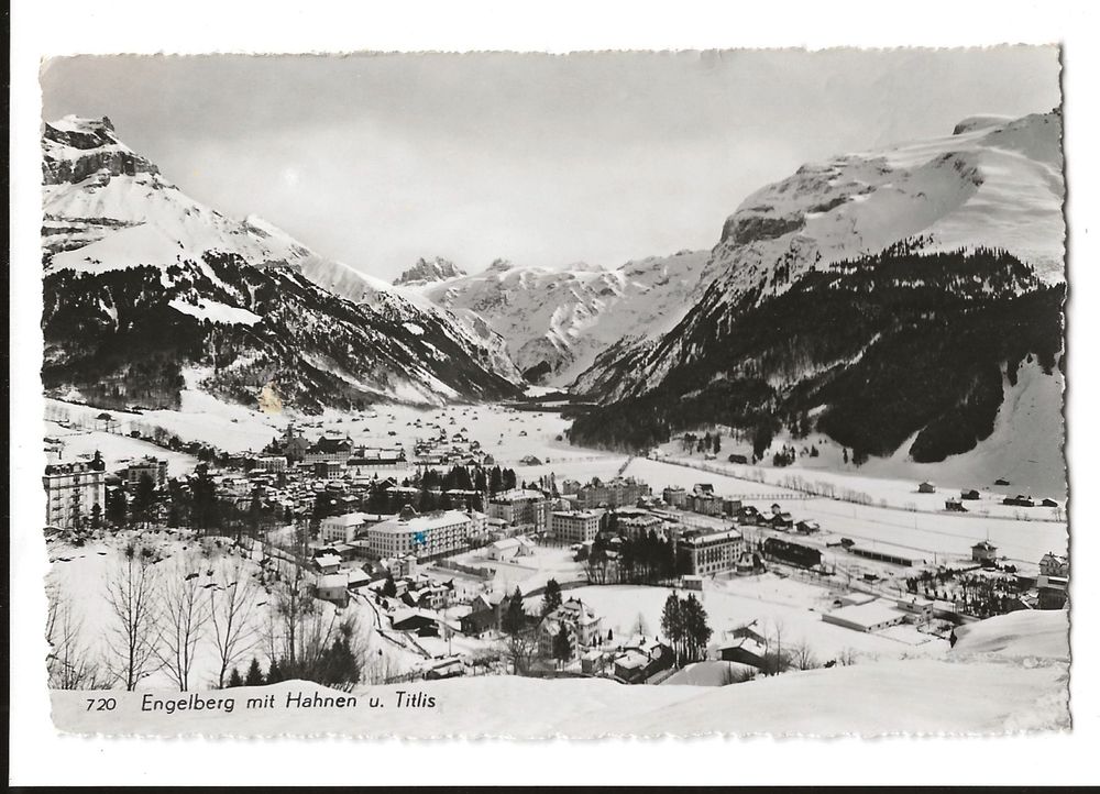 AK 1961 Engelberg Titlis , Hahnen im Winter (Gebraucht) in Greifensee ...