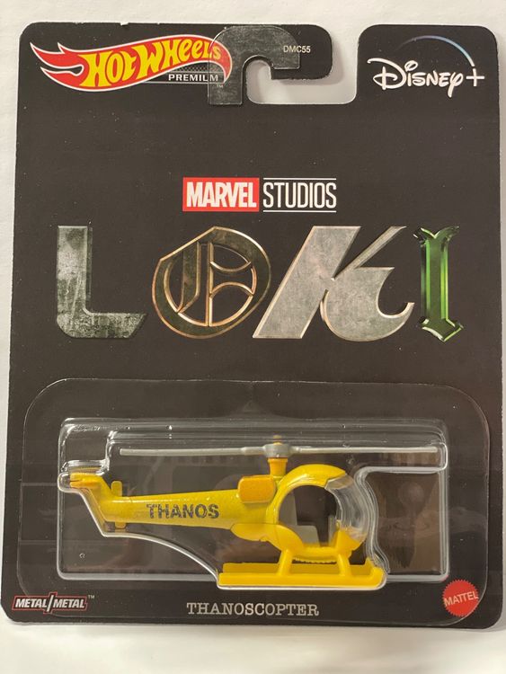 Hot Wheels Premium - Marvel Studios Loki - THANOSCOPTER (Neu und ...