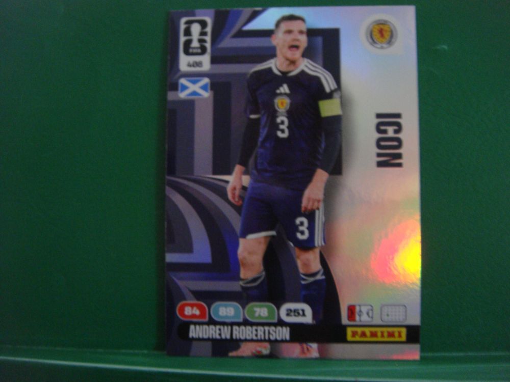 Cards Fifa World Cup 2026 ANDREW ROBERTSON NR.408 (Neu (gemäss ...
