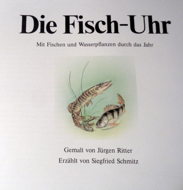 Die Fisch -Uhr Natur-Sachbilderbuch /Fische + Wasserpflanzen | Kaufen ...