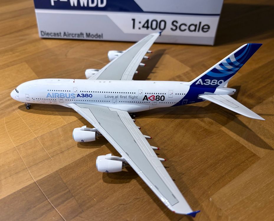 Airbus A380 Prototyp 1/400 Metallmodell - AV400 (Neu (gemäss ...