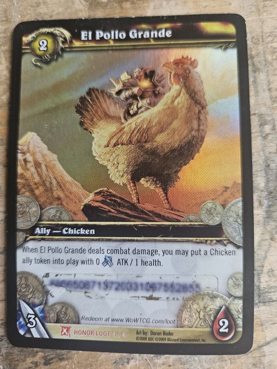 Carte WoW "El Pollo Grande" #3/355 (Gebraucht) in Thônex für CHF 5 ...