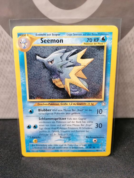 SEEMON NEO GENESIS 2001 POKEMON KARTE | Kaufen auf Ricardo