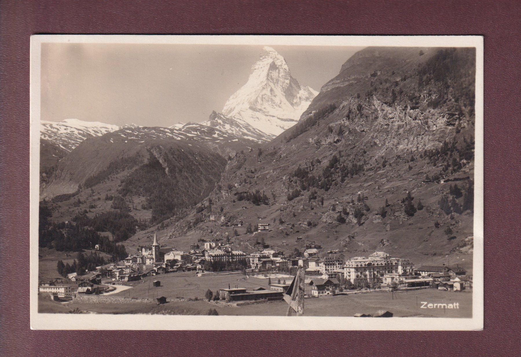 ZERMATT - Matterhorn - 1924 (D'occasion) à Pully pour CHF 5 – avec ...