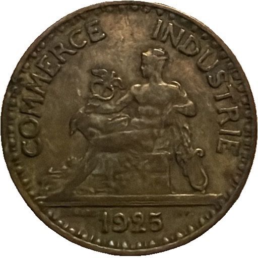 2 Franken Frankreich 1925 (Gebraucht) in Zürich für CHF 2 – mit Lieferung auf Ricardo kaufen