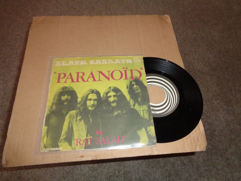 Black Sabbath - Paranoid / Single orig. Vertigo/Swirl1970 (Gebraucht ...