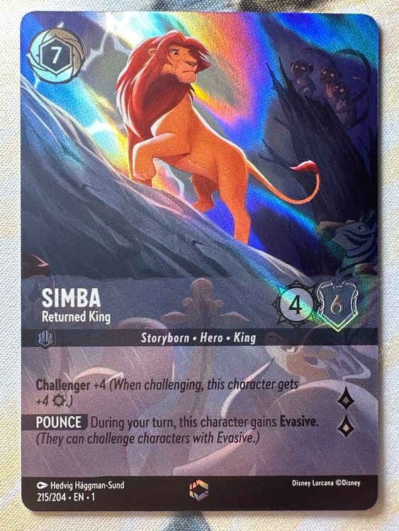 Lorcana - Simba Enchanted - 215/204 - EN (Neu (gemäss Beschreibung)) in ...