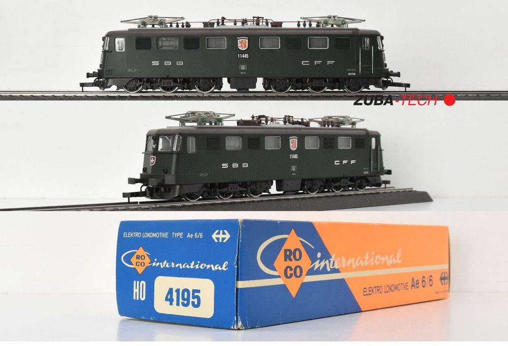 Roco 4195 E-Lok Ae 6/6 SBB H0 GS Analog mit OVP (Gebraucht) in St. Gallen für CHF 56 – mit ...