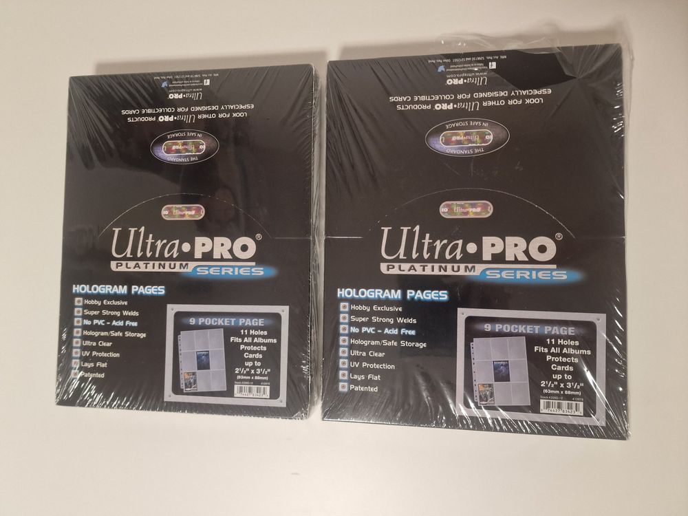 Ultra Pro 9-Pocket Pages Platinum 100 Seiten (Neu (gemäss Beschreibung ...