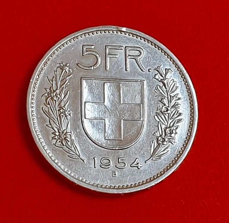 5 Franken 1954 „Silber“ | Kaufen auf Ricardo