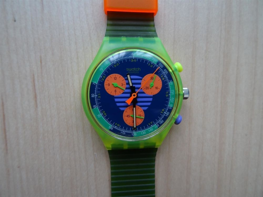 SWATCH Chrono Neo Wave SCJ100 Topzustand (Neu (gemäss Beschreibung)) in ...