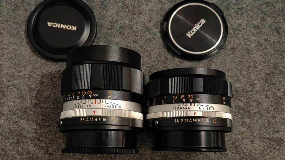 Konica AR Hexanon 57mm 1:1.4 & 35mm 1:2.8 | Kaufen auf Ricardo
