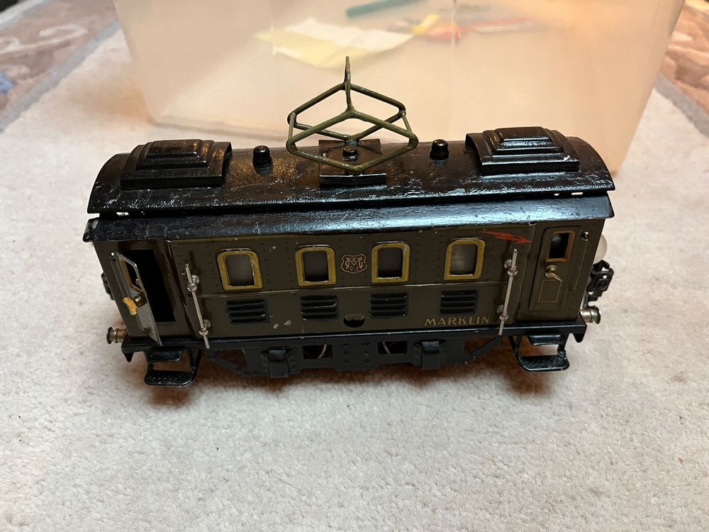 Rar Märklin RS 12950/1 / RS 13050 E-lok braun uralt Spur 0 (Gebraucht ...