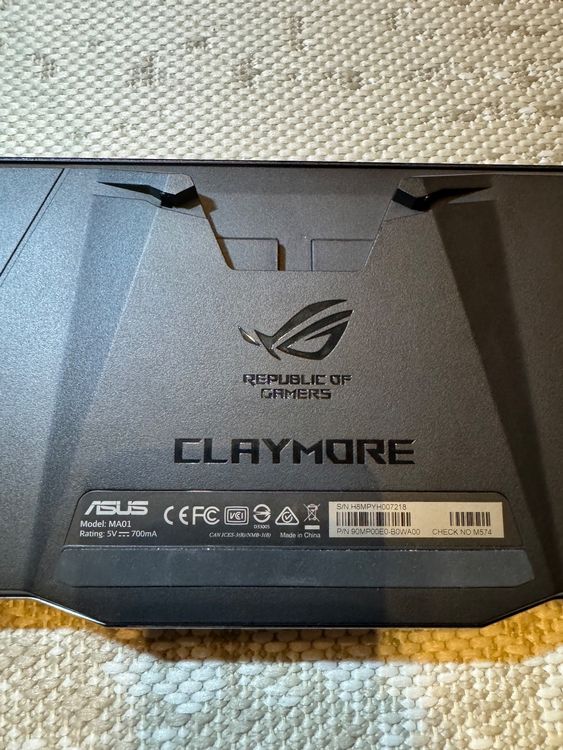 ASUS ROG Claymore 1 mit Nummerblock (Gebraucht) in Bassersdorf für CHF ...