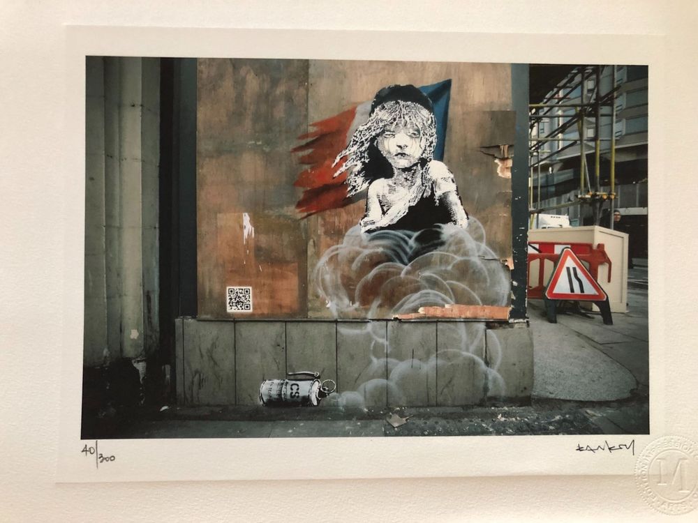 Banksy " Young girl form les Miserable" | Kaufen auf Ricardo