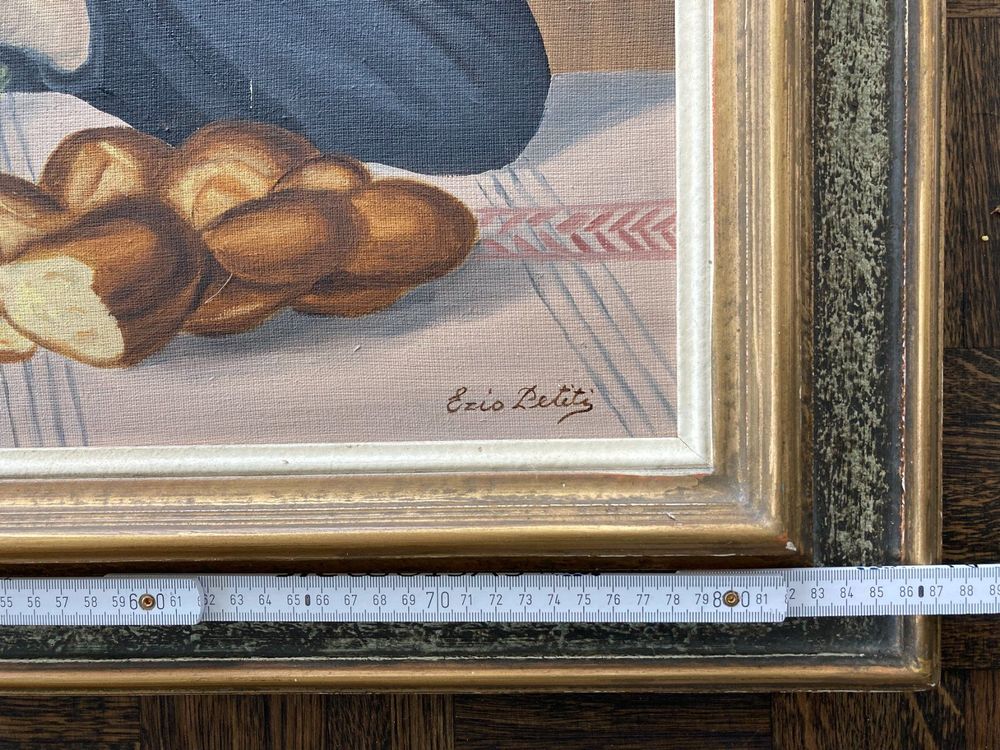 Gemälde Original signiert auf Hartplatte gerahmt | Kaufen auf Ricardo