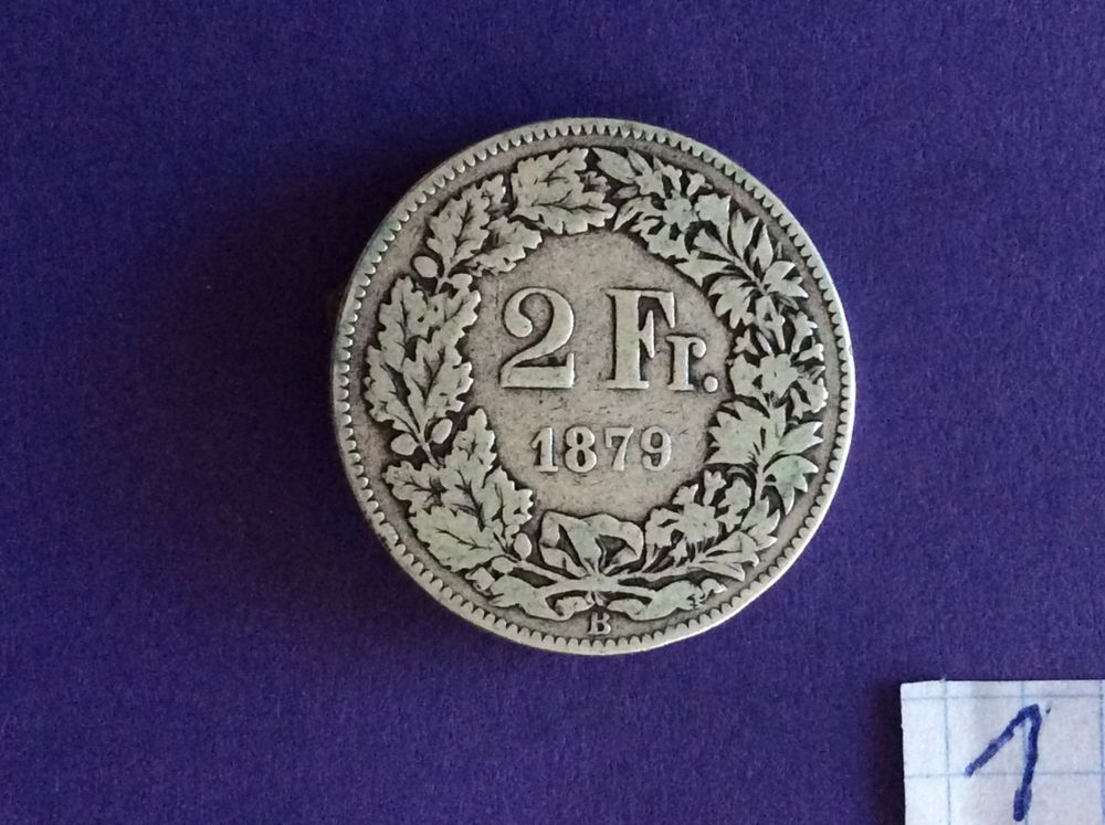 2 francs 1879 Rare (Gebraucht) in Genève für CHF 25 – mit Lieferung auf ...