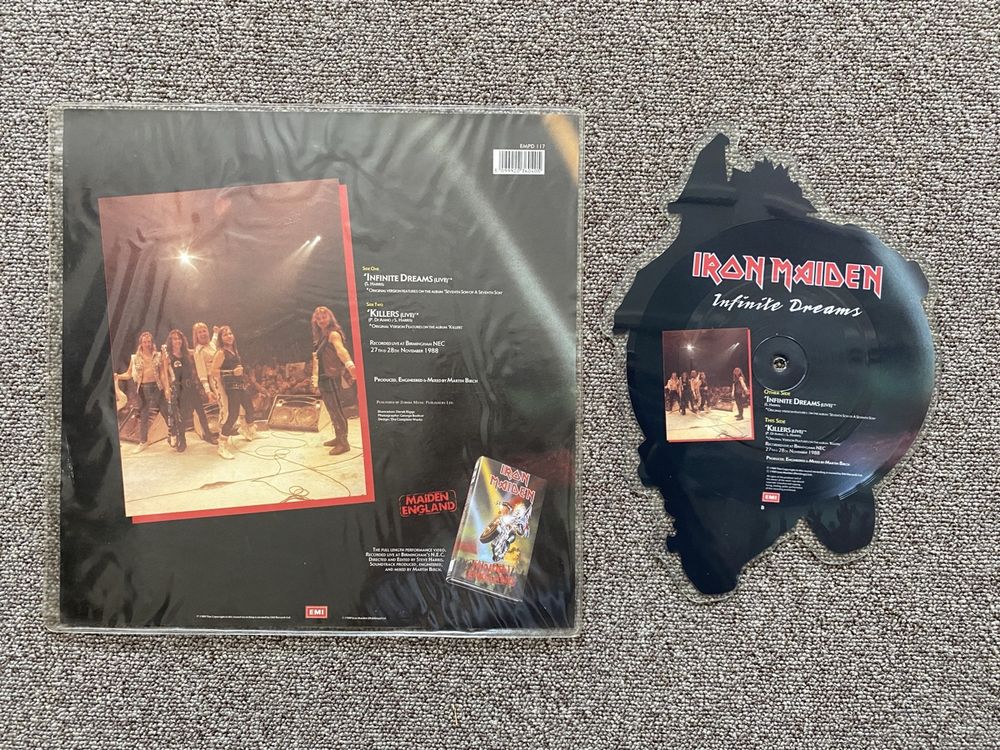 Iron Maiden Vinyl Infinite Dreams Shape Disc | Kaufen auf Ricardo